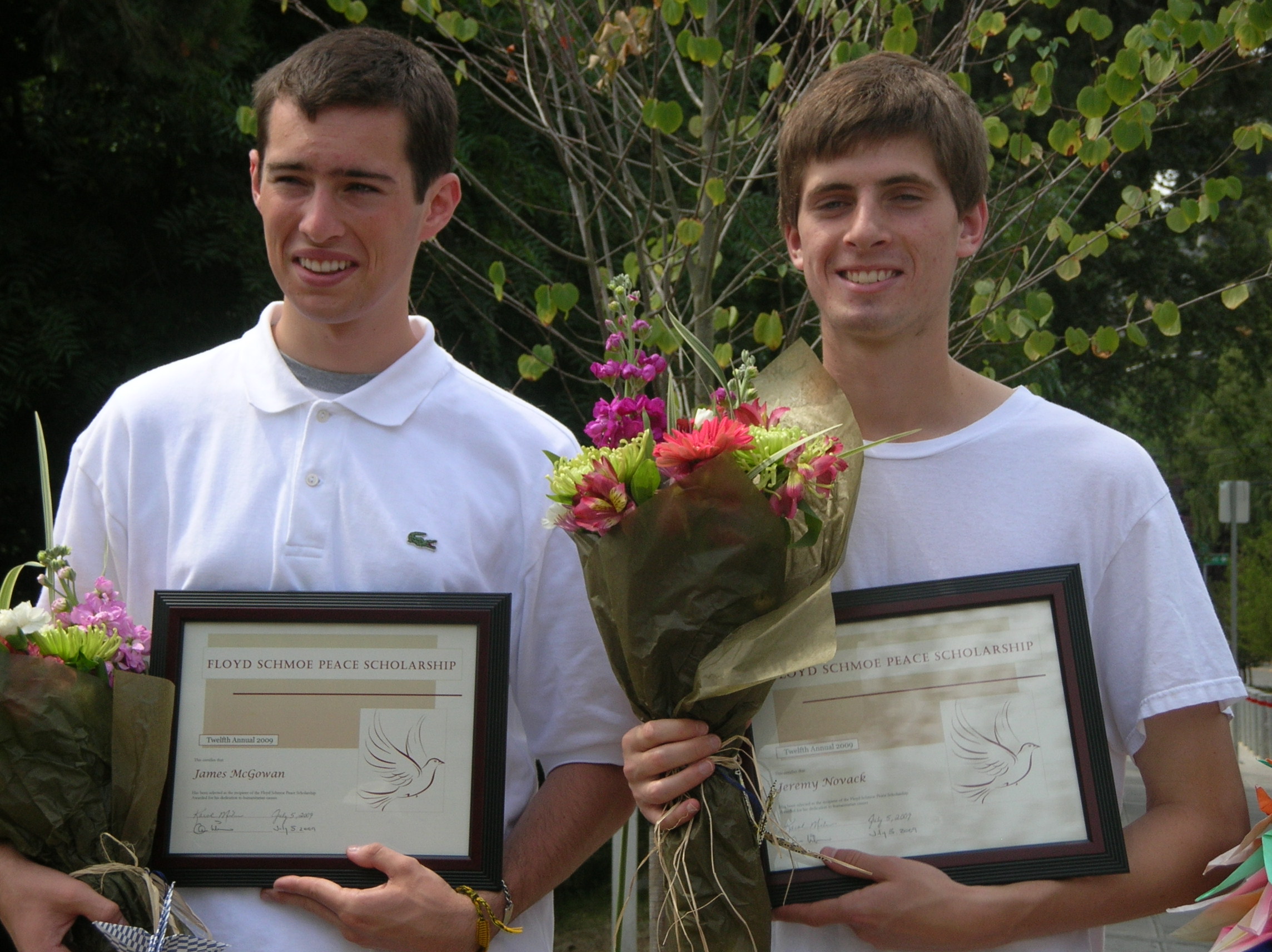 Floyd Schmoe Peace Scholarship